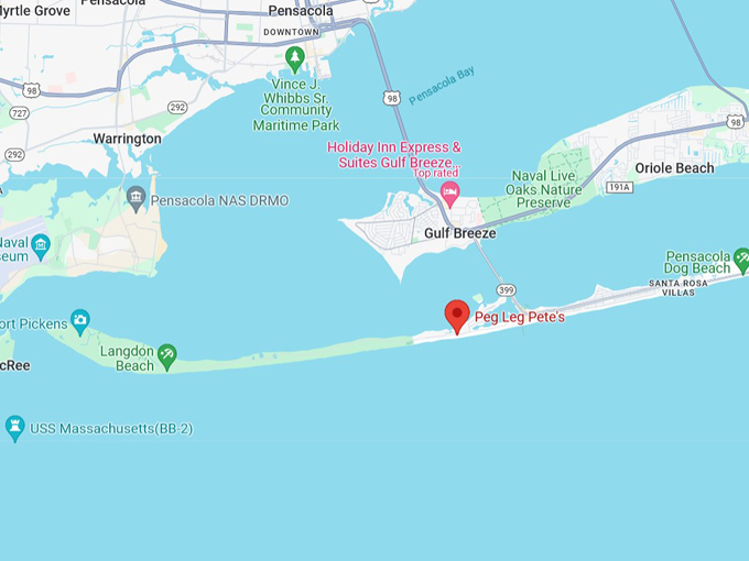 peg leg petes 10 map