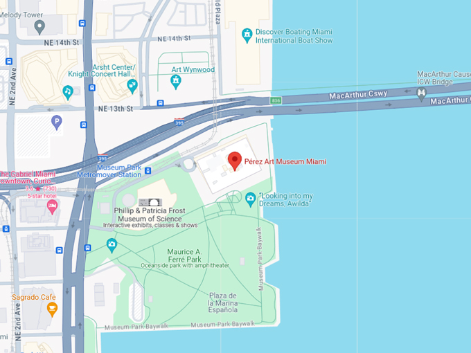 perez art museum miami 10 map