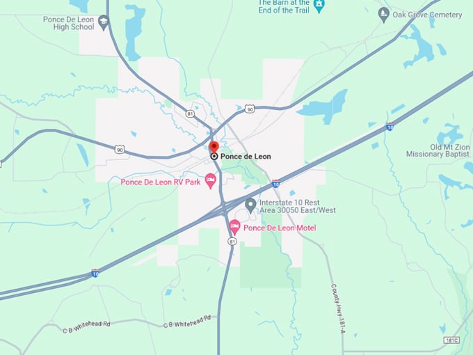 ponce de leon 10 map