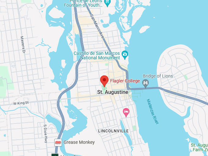 ponce de leon hotel flagler college 10 map