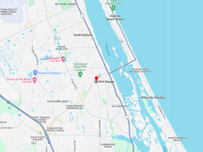 port orange 10 map