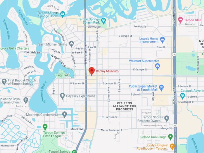 replay amusement museum 10 map