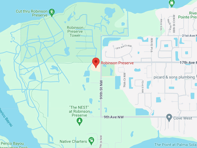 robinson preserve 10 map