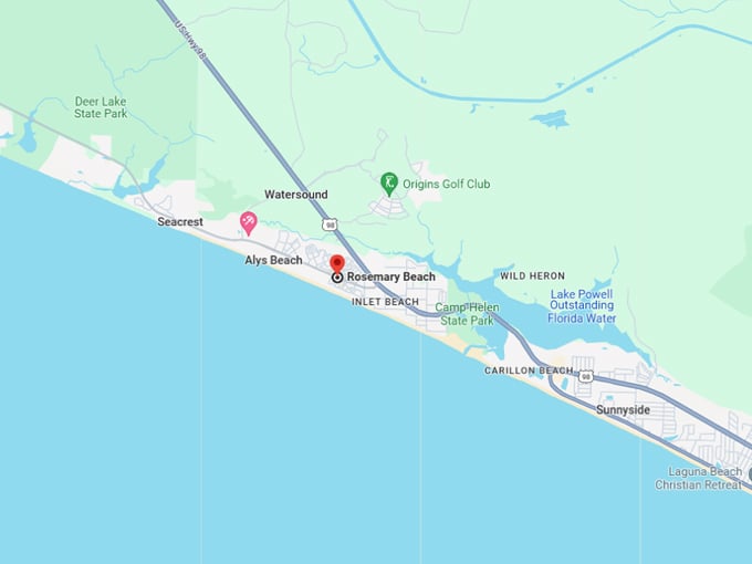 rosemary beach 10 map