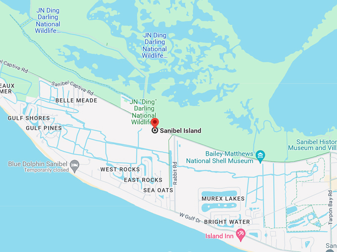 sanibel island 10 map