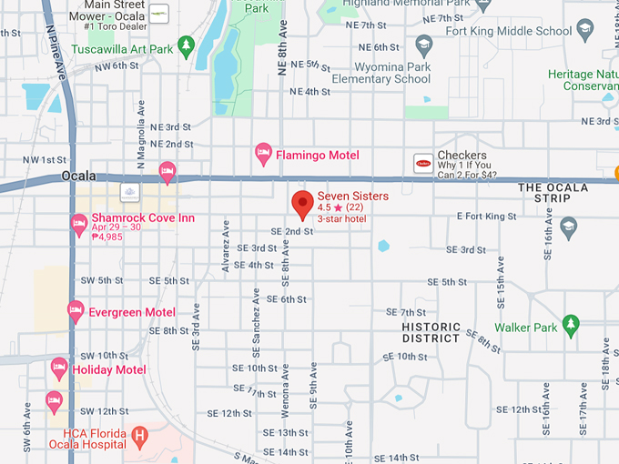 seven sisters inn 10 map