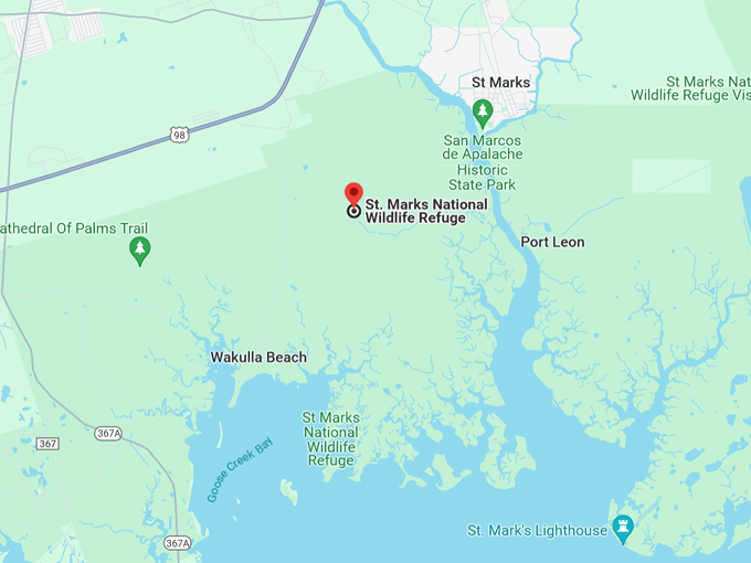 st. marks national wildlife refuge 10 map