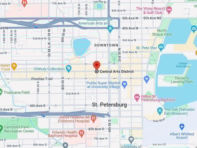 st. petersburg central arts district 10 map