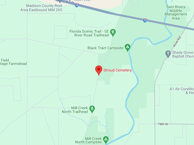 stroud cemetery 10 map
