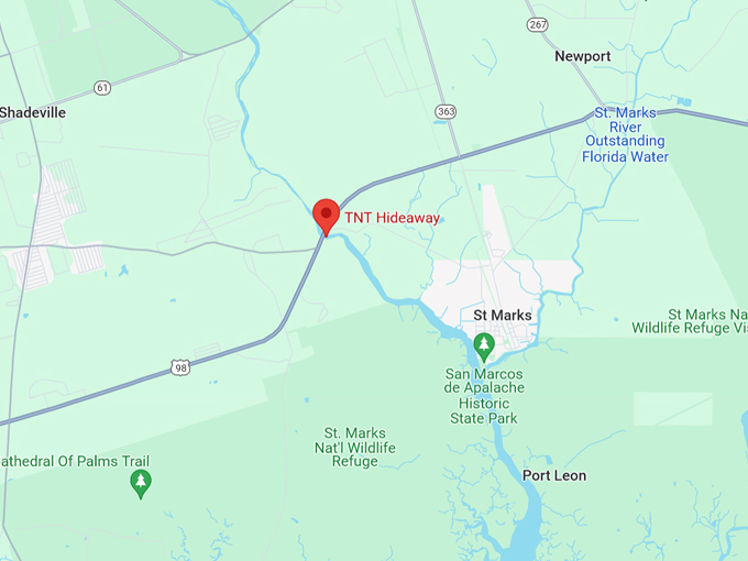 tnt hideaway inc 10 map