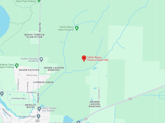 tarkiln bayou preserve state park 10 map
