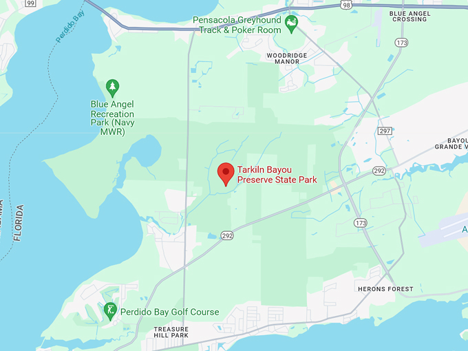 tarkiln bayou preserve state park 10 map
