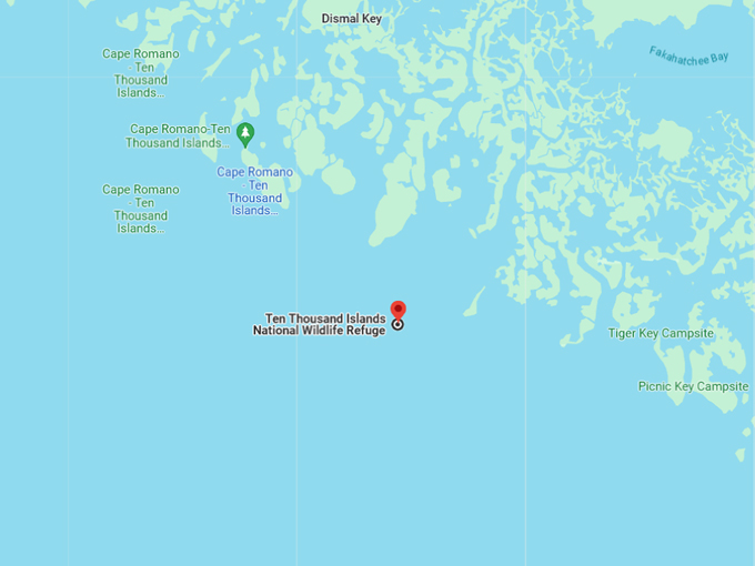 ten thousand islands national wildlife refuge 10 map