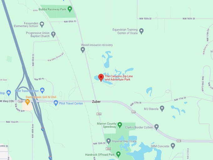 the canyons zip line and adventure park 10 map