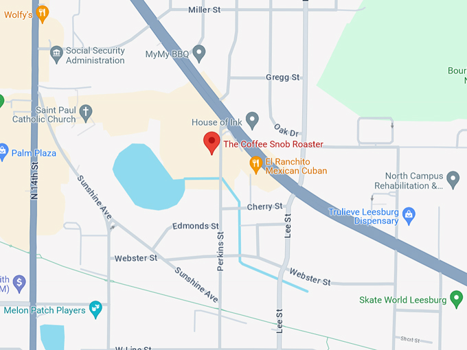 the coffee snob 10 map