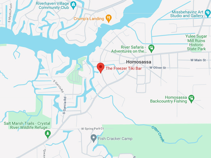 the freezer tiki bar 10 map