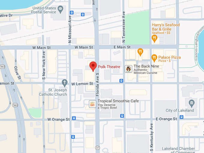 the polk theatre 10 map