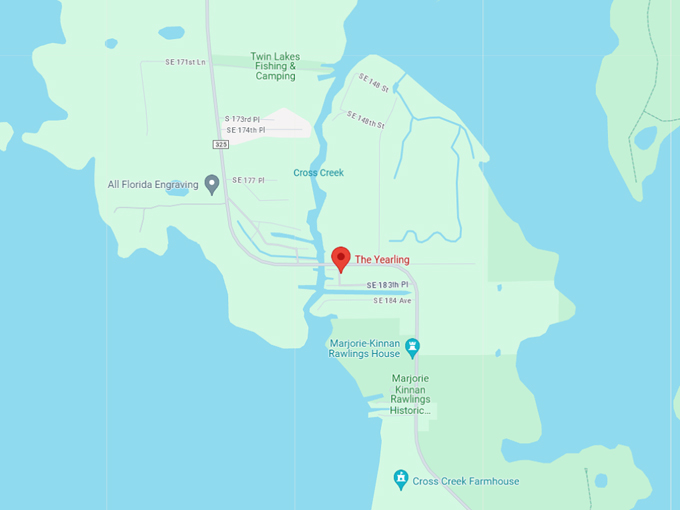 the yearling restaurant 10 map