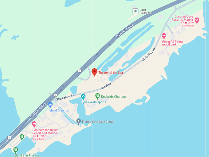 theater of the sea 10 map