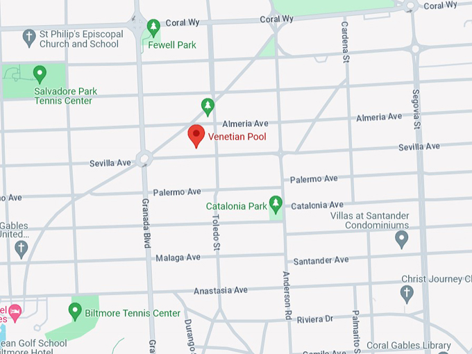 venetian pool 10 map