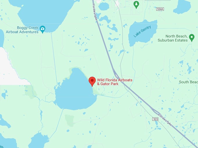 wild florida airboats gator park 10 map