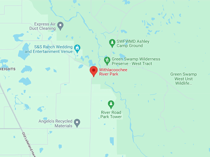 withlacoochee river park 10 map