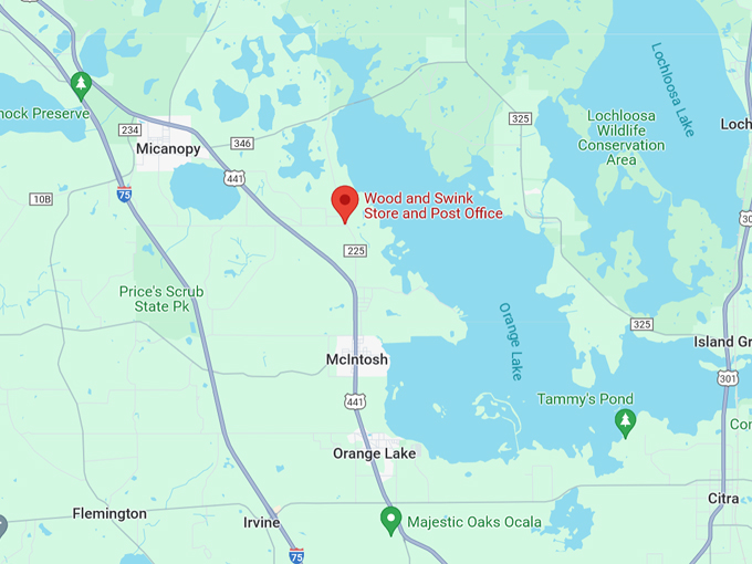 wood and swink general store and post office 10 map