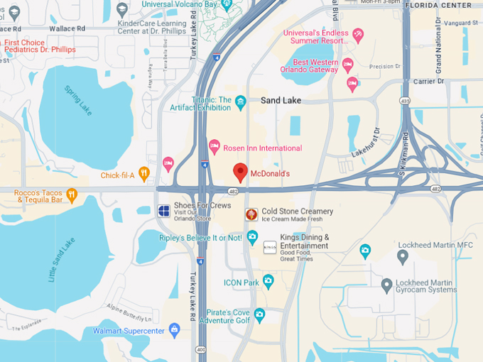 worlds largest entertainment mcdonalds 10 map