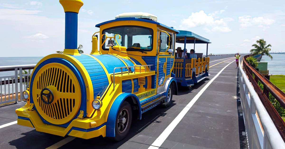 Florida Roodepoort Train Rides Take A Whimsical Open-Air Train Ride To This Forgotten Island In Florida