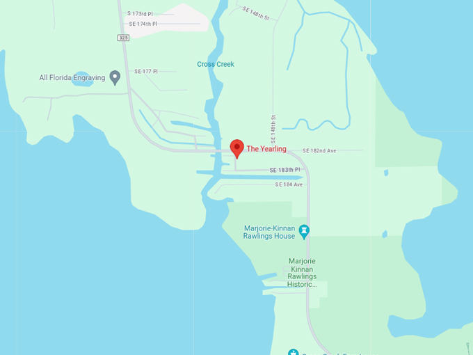 the yearling restaurant map