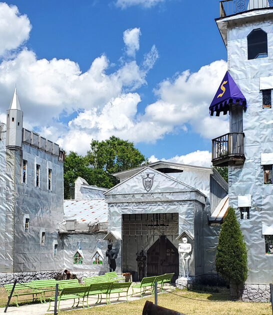 whimsical aluminum castle florida ftr