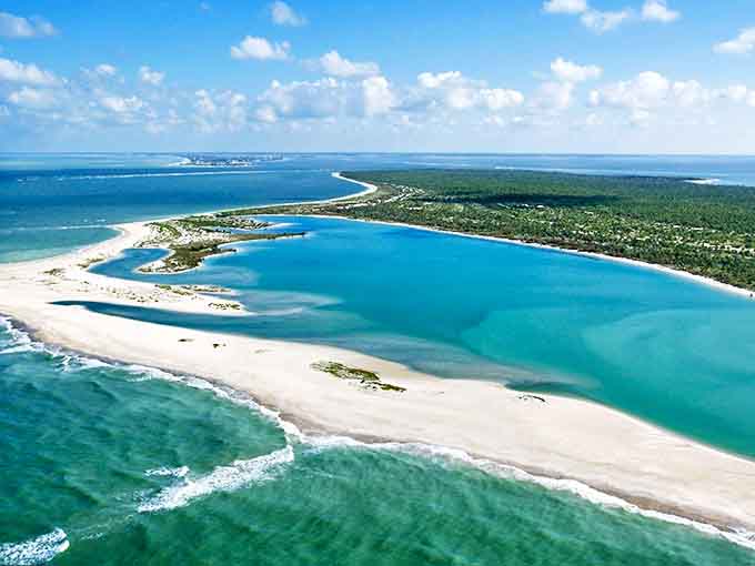 Paradise found: Cayo Costa's pristine shoreline stretches for nine miles, with waters so blue they'd make the Caribbean blush.