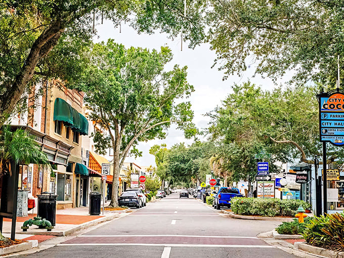 Historic Cocoa Village welcomes you with tree-lined streets and the kind of charm money can't manufacture.
