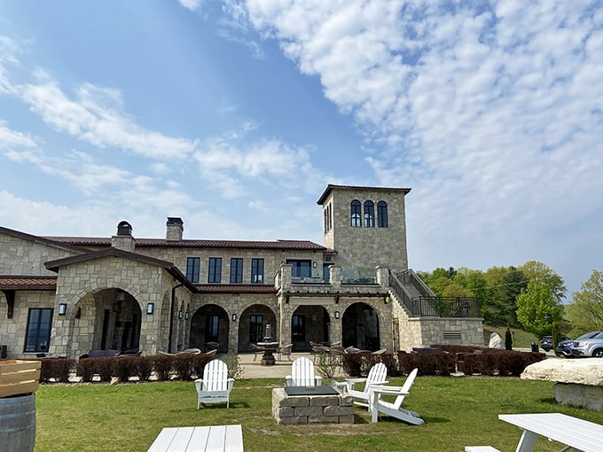 Tuscan dreams come true in Michigan &ndash; Mari Vineyards' stunning stone architecture transports visitors straight to the Italian countryside without the passport hassle.