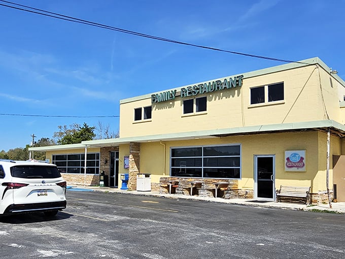 The unassuming yellow exterior of Betts Big T hides a seafood paradise within &ndash; like finding buried treasure in a plain chest.