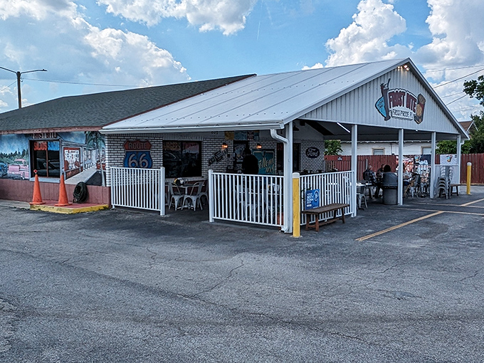 Classic roadside charm meets serious ice cream business at this Perry, Florida gem that looks exactly like your grandparents' favorite hangout spot.