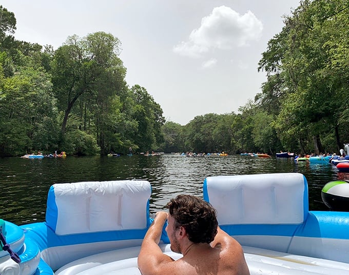 The entrance to Florida's liquid paradise, where the water is clearer than your grandmother's good crystal.
