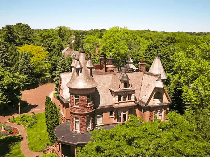 Henderson Castle: A majestic Victorian masterpiece crowning Kalamazoo's West Main Hill, this brick beauty has been turning heads since the 19th century.
