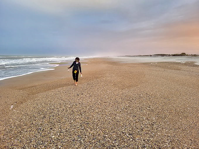 Little Talbot Island stretches before you like nature's welcome mat, where footprints vanish with each gentle tide &ndash; Florida's untamed coastal treasure.