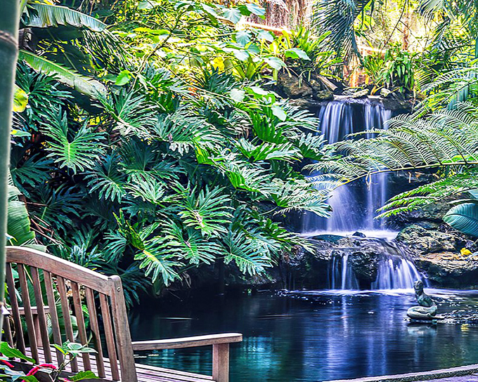 A hidden waterfall creates nature's perfect meditation spot, where stress dissolves faster than sugar in hot tea.