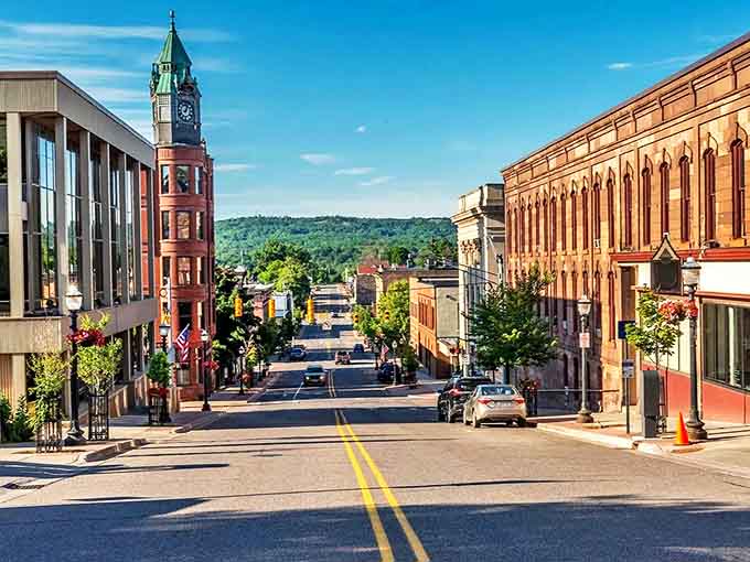 Marquette's historic downtown welcomes visitors with its iconic clock tower and charming brick buildings &ndash; small-town America with big-city personality.