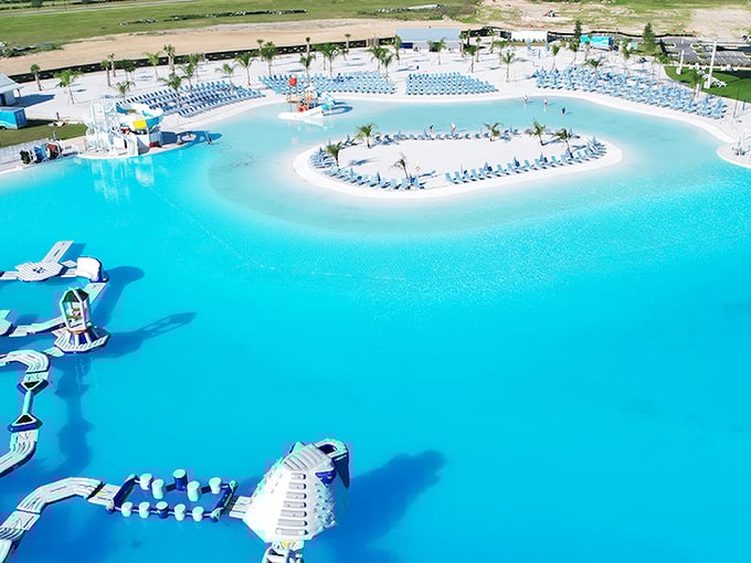 Mirada Lagoon: Where Caribbean blue meets Florida sunshine in a 15-acre aquatic playground that redefines "taking a dip."