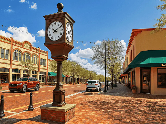 Sanford's historic downtown welcomes visitors with its charming brick streets and stately clock tower &ndash; a timekeeper of both past and present.