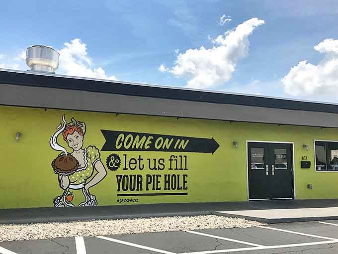 The cheeky lime-green exterior promises what's inside &ndash; a place that takes food seriously but itself? Not so much.