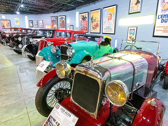 The Tampa Bay Automobile Museum's exterior promises automotive wonders within, a modernist shrine to mechanical innovation standing proudly under Florida's blue skies.