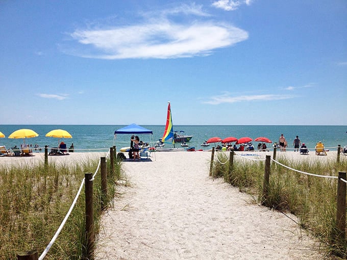 Welcome to paradise, where the sand is white and the water is bluer than your favorite pair of jeans.