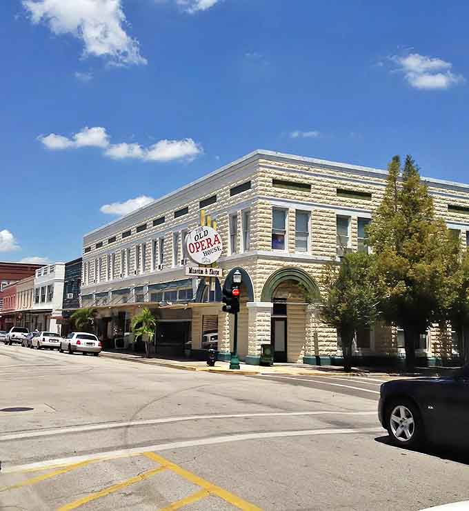 The limestone facade of this 1906 beauty commands attention like a grande dame who knows she's still got it.