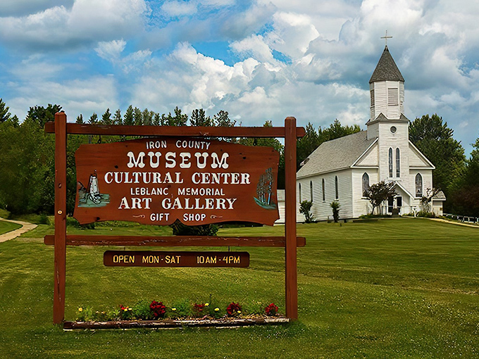Iron County Historical Museum: Where history isn't behind glass but alive in weathered wood and white clapboard &ndash; Michigan's past waiting for your footsteps.