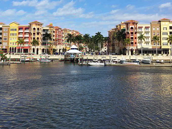 Naples: Where colorful Mediterranean-inspired buildings create a stunning waterfront backdrop that rivals any European coastal town.