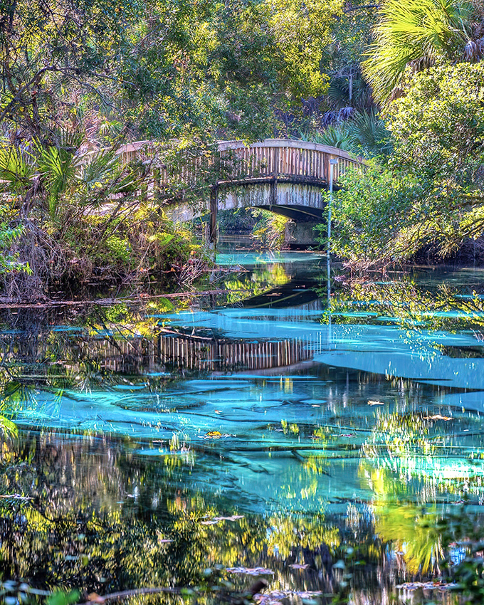 Nature's own infinity pool where the blue is so electric, you'll wonder if someone secretly installed underwater lighting.